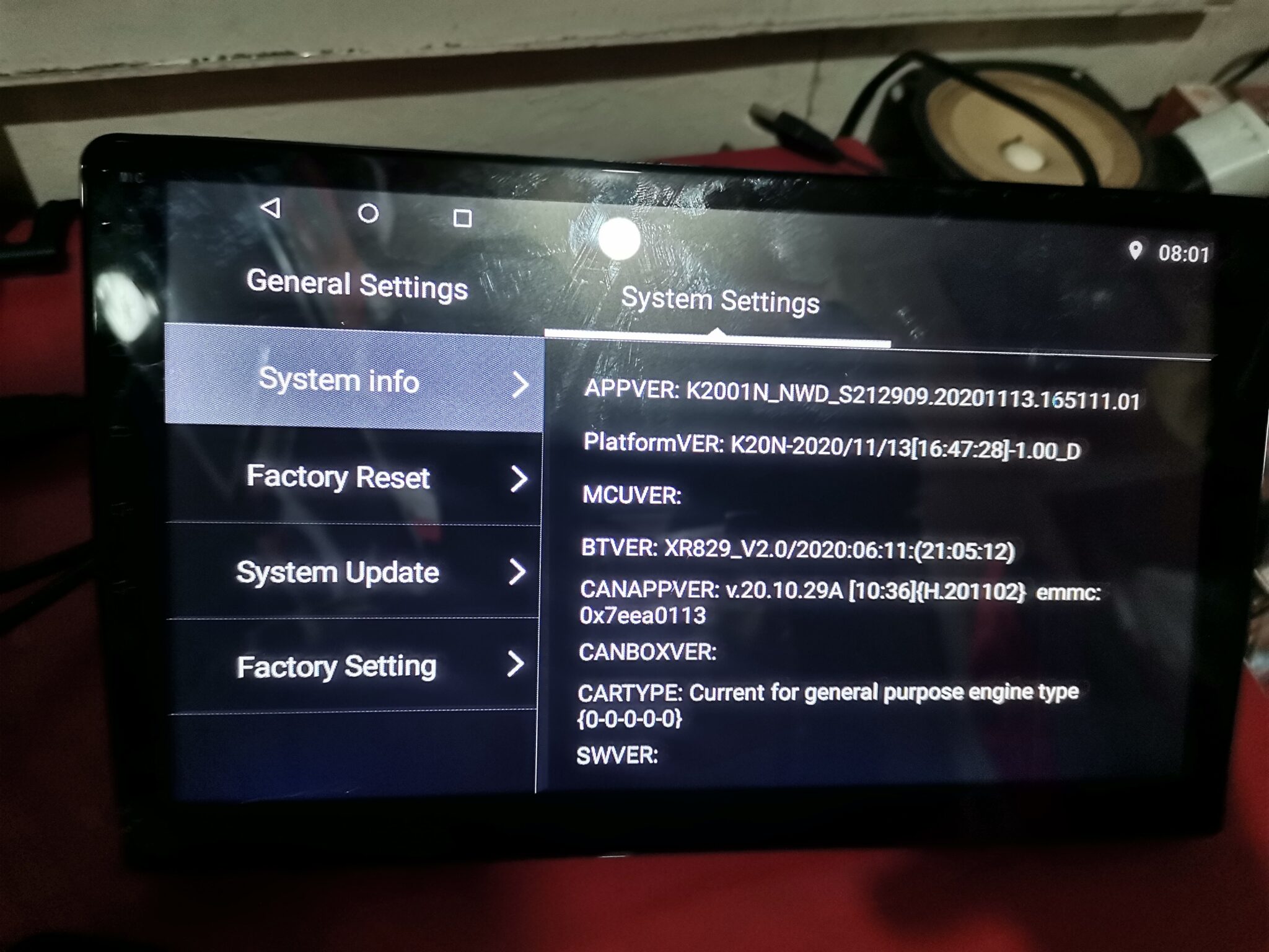 Allwinner T3L Quad Core (Model K2001, K2101, P9) Android Version 4-13