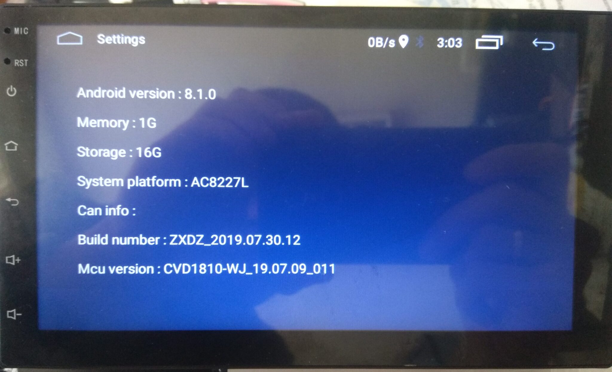 Head unit ZXDZ-01 AC8227L Based Processor Android 8.1 - Annssolutions